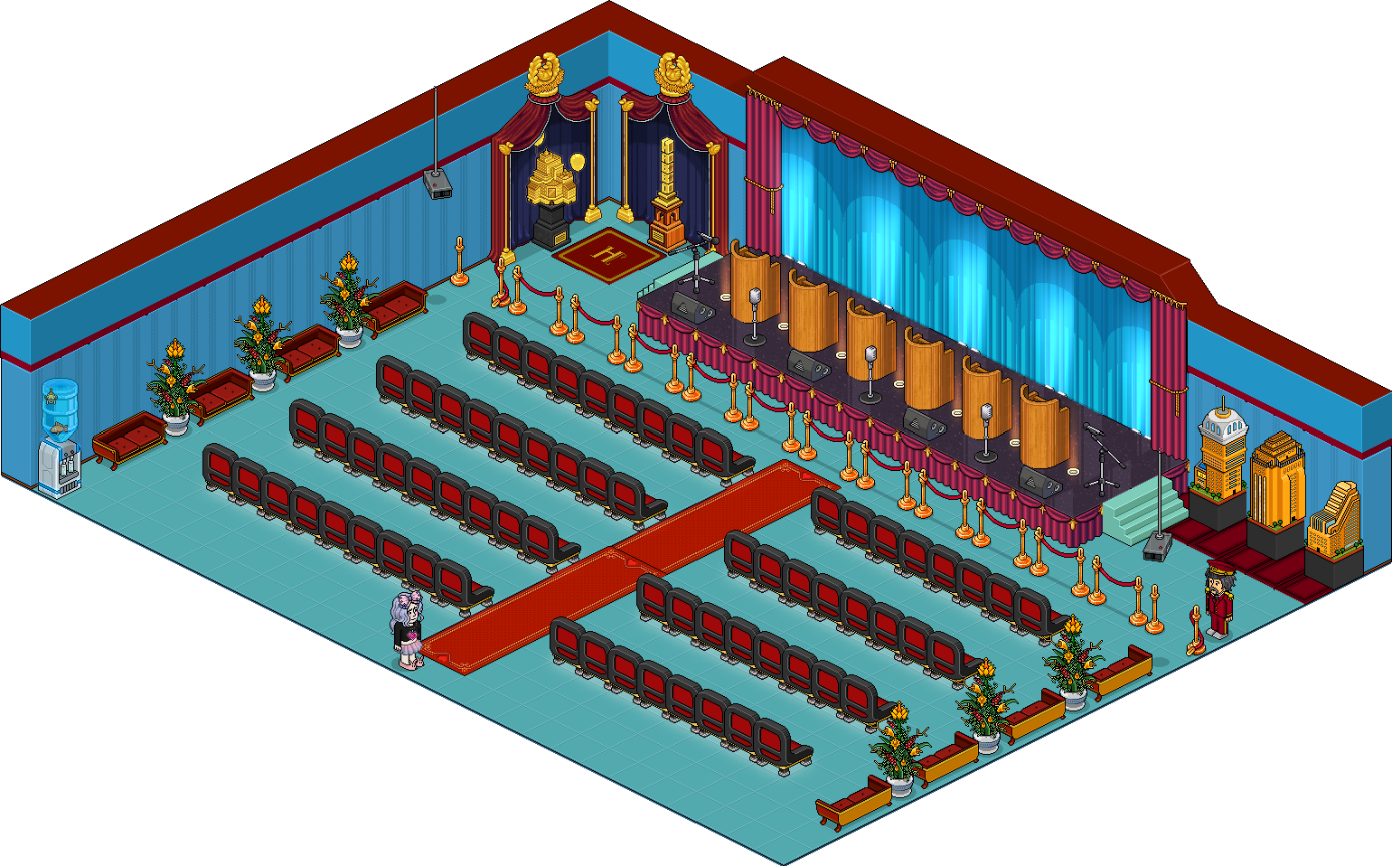 Debate Hall Room Competition Winners! - Habbo
