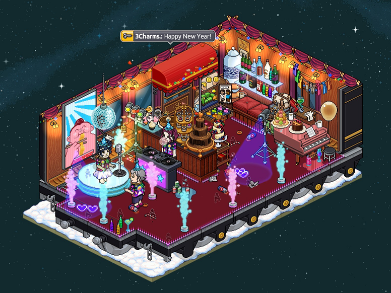 NYE Party Train Competition Winners - Habbo