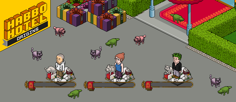 Birthday Gifts Arrive - Habbo Hotel:Origins