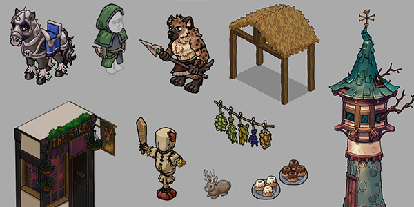 Habbo Design Blog: Fantasy Village! - Habbo