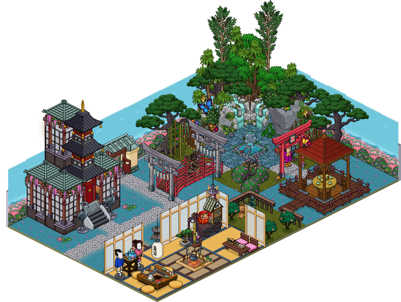 Dreamy Japan Building Competition: Winners Revealed! - Habbo