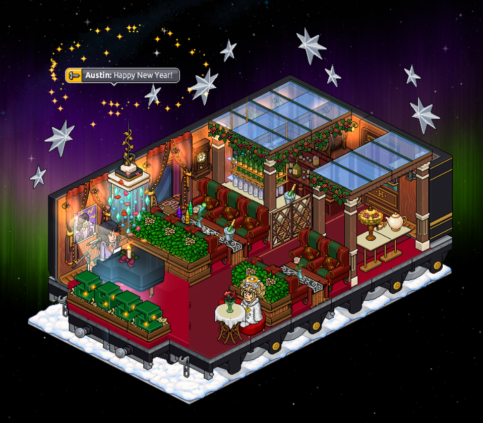 NYE Party Train Competition Winners - Habbo
