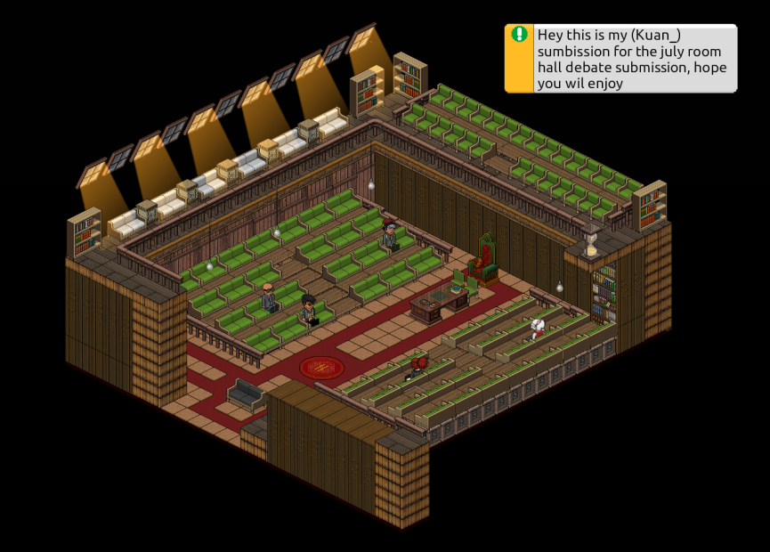 Debate Hall Room Competition Winners! - Habbo
