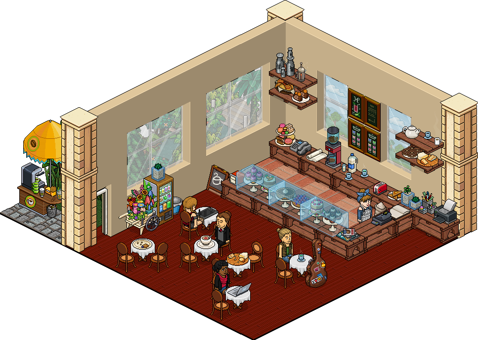 Build a Cafe Competition Winners! - Habbo