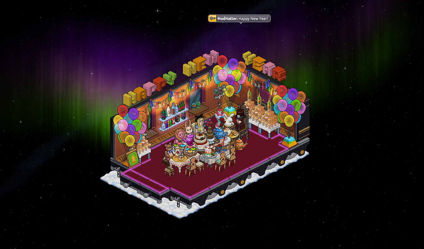 NYE Party Train Competition Winners - Habbo