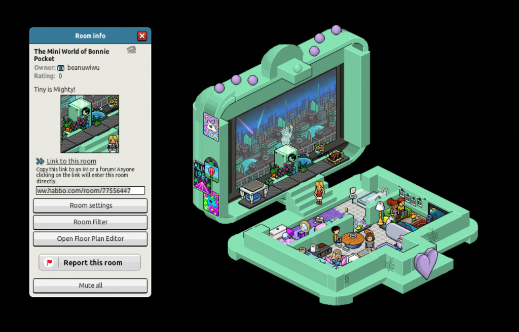 The Winners of the 'My Mini World' Room Building Competition - Habbo