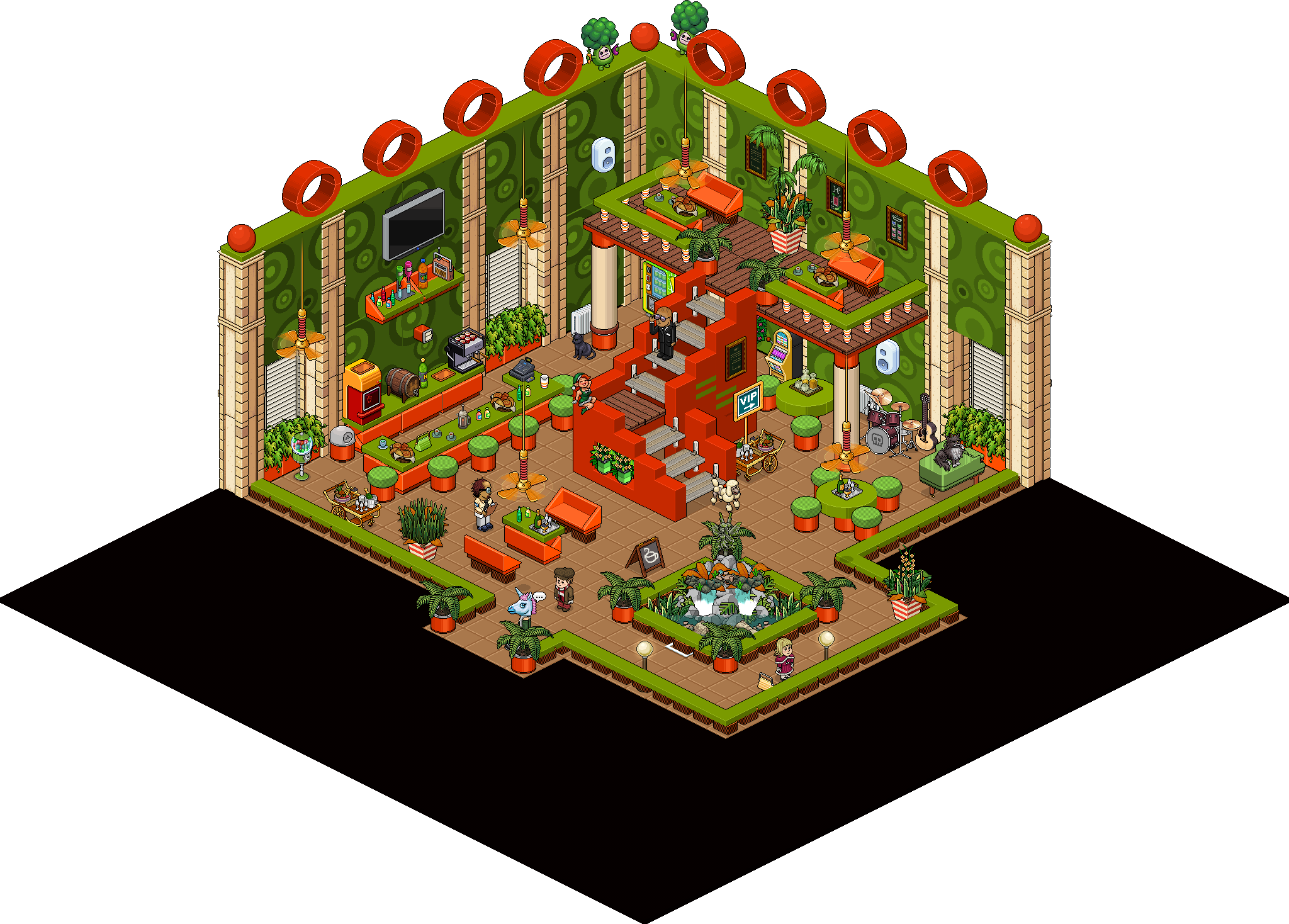 Build a Cafe Competition Winners! - Habbo