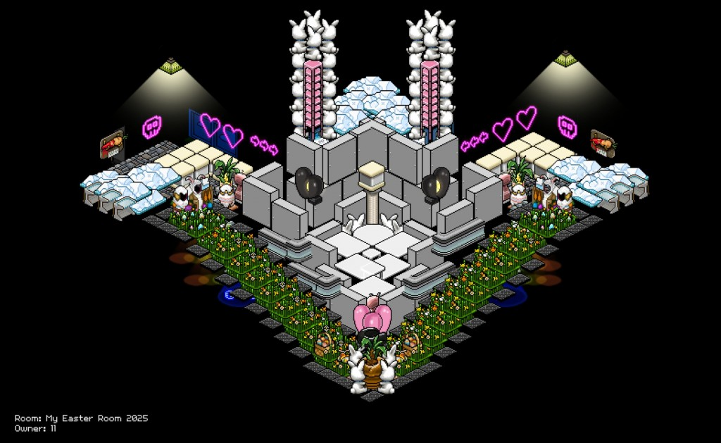 Easter room building competition winners! - Habbo Hotel:Origins