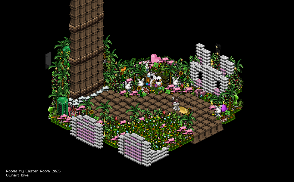 Easter room building competition winners! - Habbo Hotel:Origins