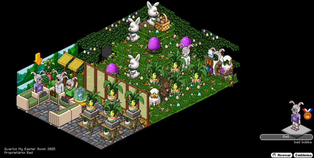 Resultado Competição Construção de Quartos de Páscoa! - Habbo Hotel:Origins