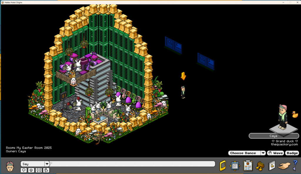 Easter room building competition winners! - Habbo Hotel:Origins