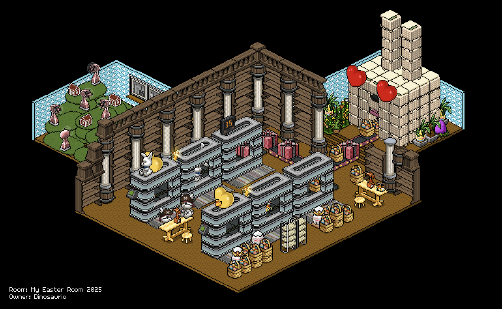 Easter room building competition winners! - Habbo Hotel:Origins