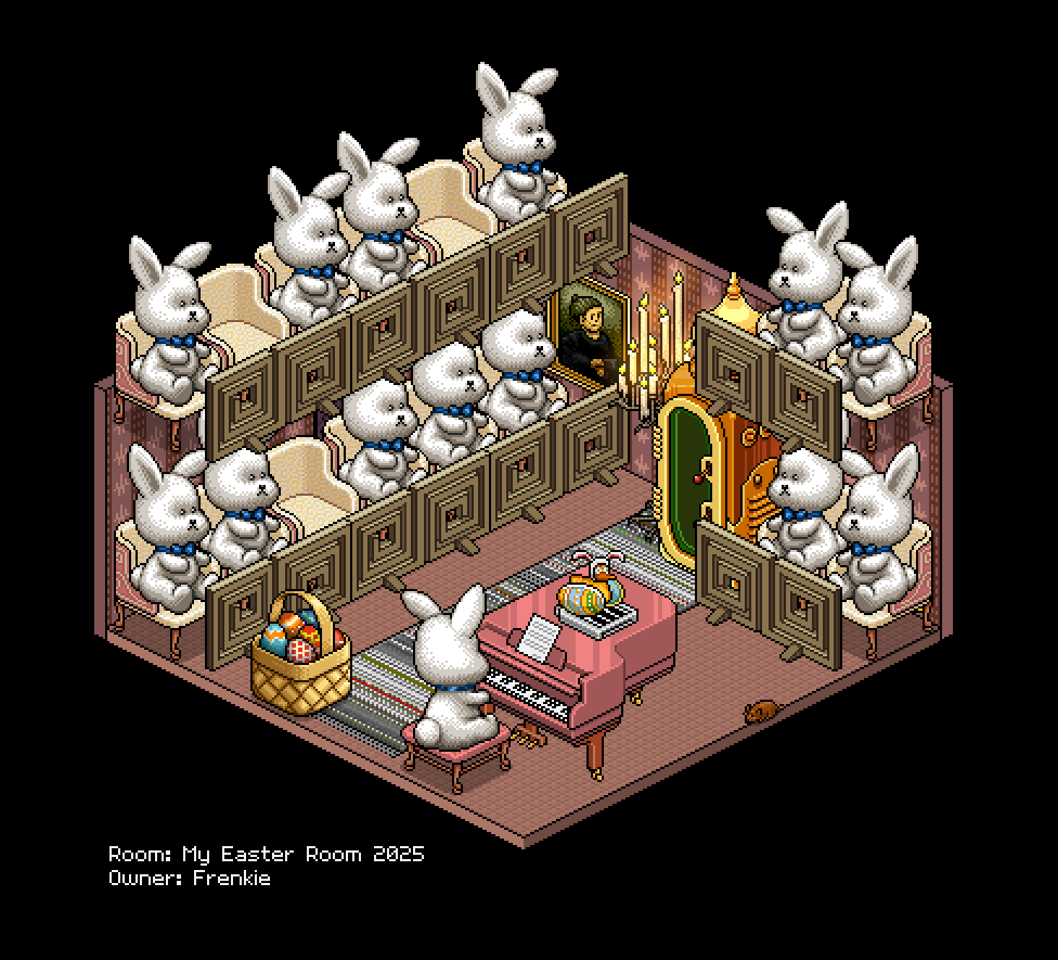 Easter room building competition winners! - Habbo Hotel:Origins