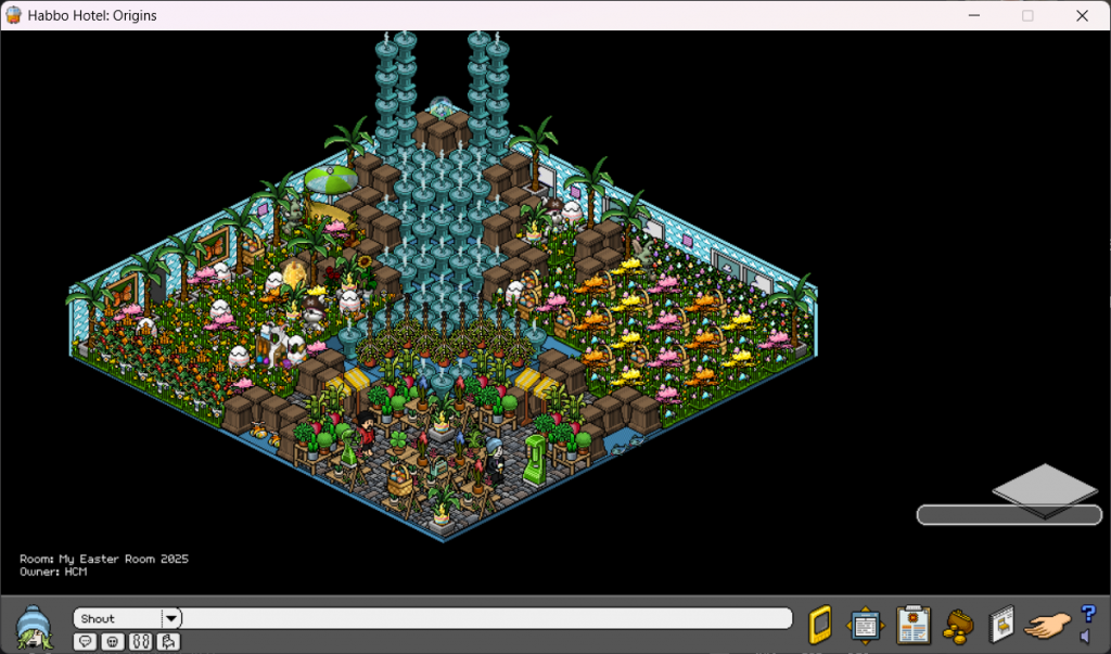 Easter room building competition winners! - Habbo Hotel:Origins