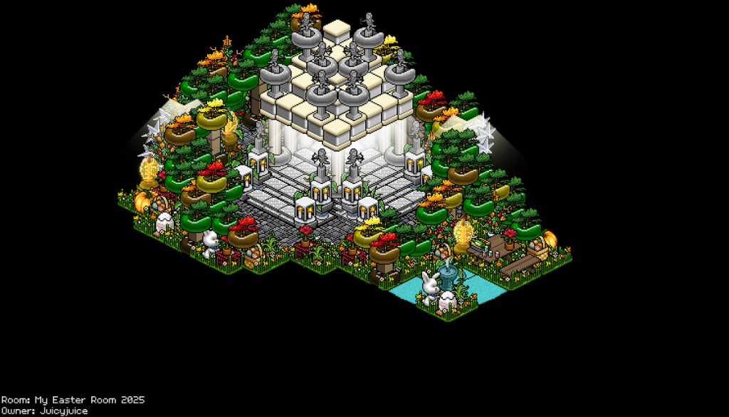 Easter room building competition winners! - Habbo Hotel:Origins