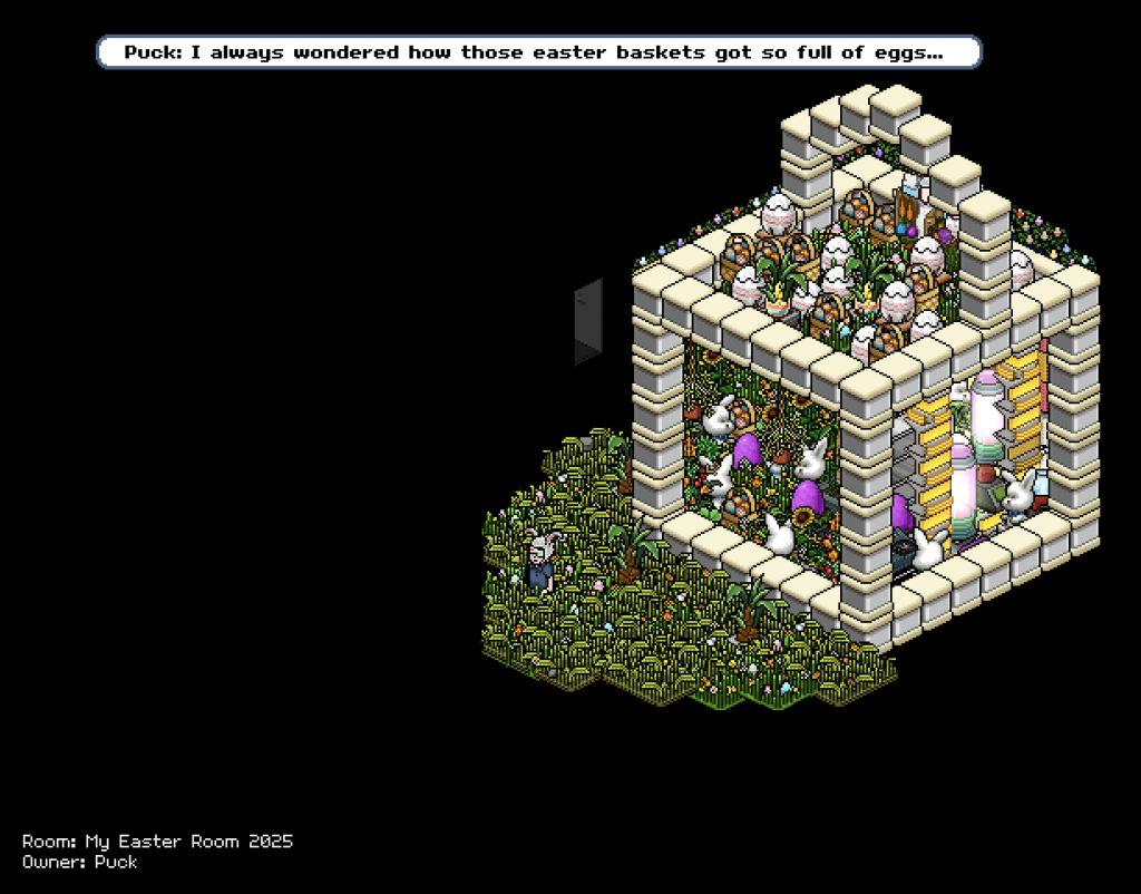 Easter room building competition winners! - Habbo Hotel:Origins