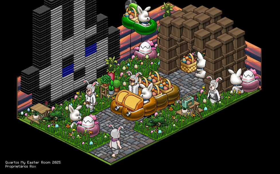 Resultado Competição Construção de Quartos de Páscoa! - Habbo Hotel:Origins