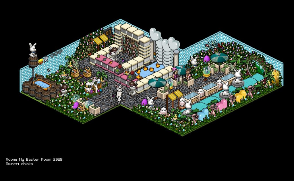 Easter room building competition winners! - Habbo Hotel:Origins