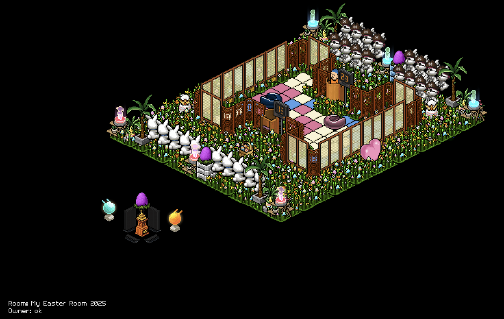 Easter room building competition winners! - Habbo Hotel:Origins