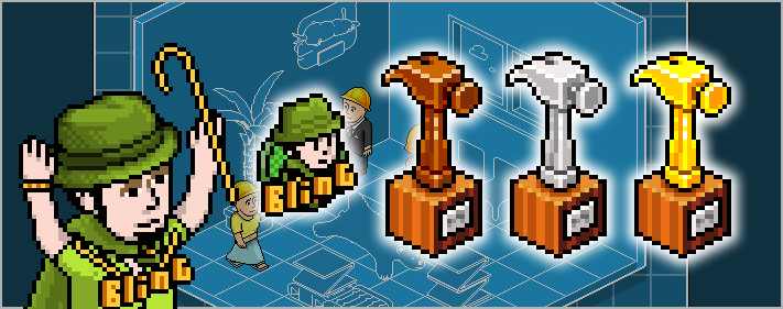 Building competition: DJ-Bling’s Xmas Party! - Habbo Hotel:Origins