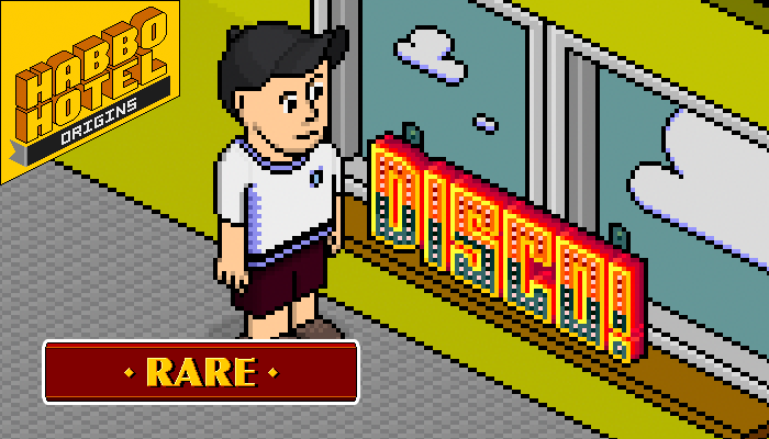Rare item added to Catalogue: Disco Sign! - Habbo Hotel:Origins