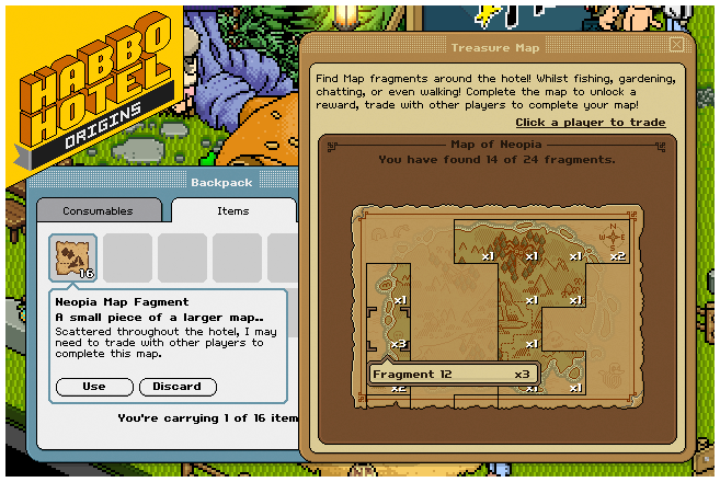 The Neopets Treasure Hunt has landed! - Habbo Hotel:Origins