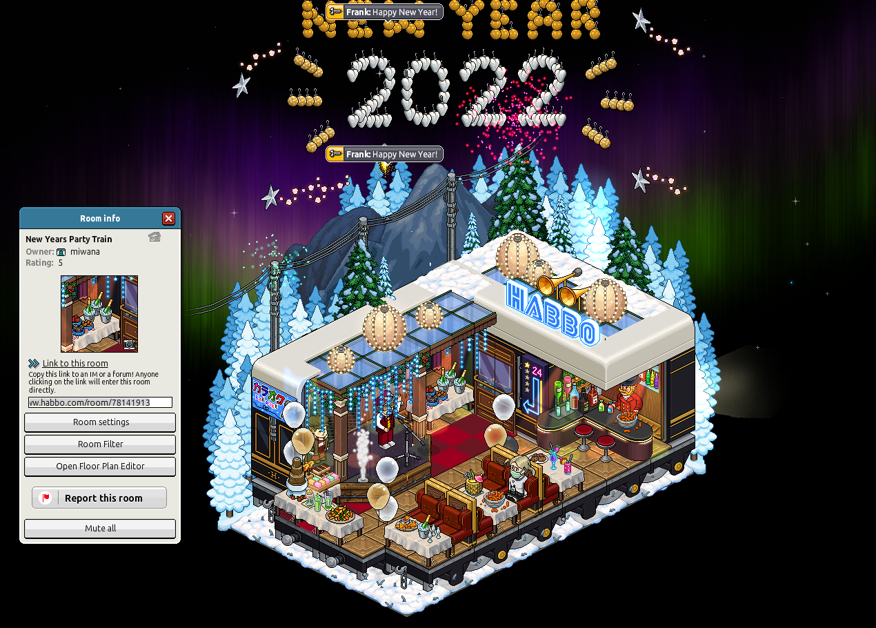 NYE Party Train Competition Winners - Habbo