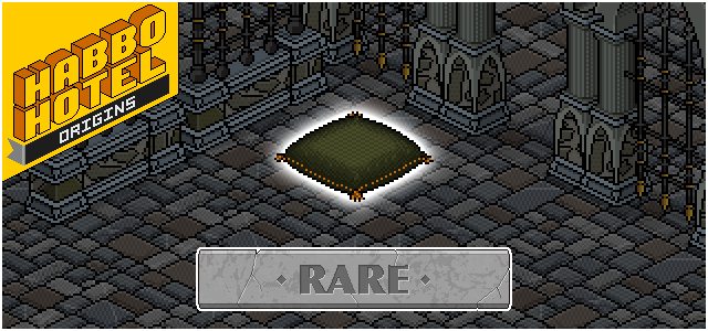 Raro añadido al Catálogo: Almohadón Verde Oscuro! - Habbo Hotel:Origins