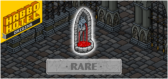 Rare item added to Catalogue: Gothic Fountain! - Habbo Hotel:Origins