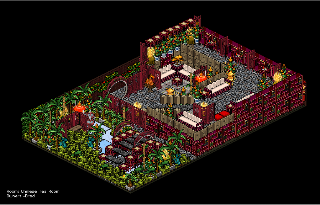 Chinese Tea Room competition WINNERS! - Habbo Hotel:Origins