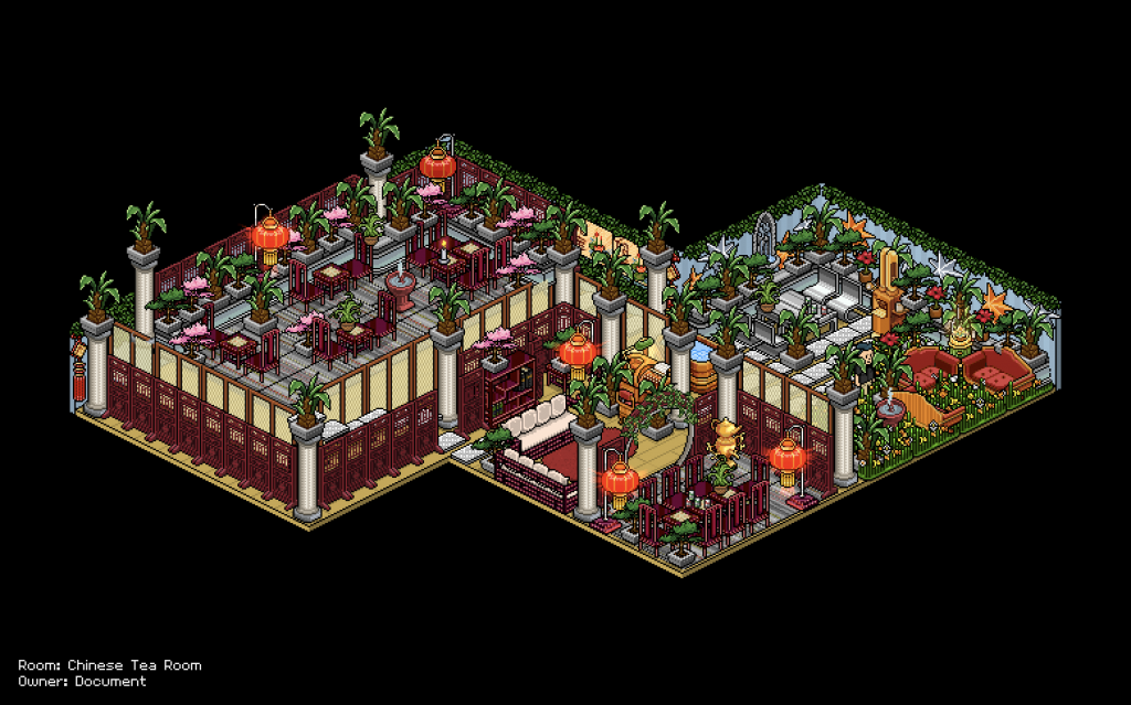 Chinese Tea Room competition WINNERS! - Habbo Hotel:Origins