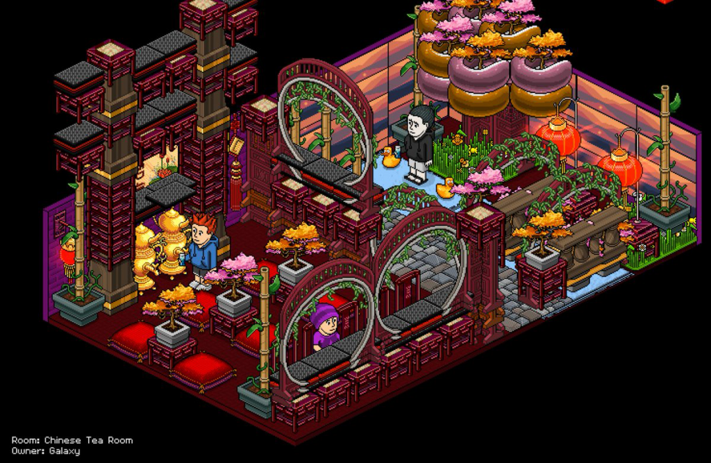 Chinese Tea Room competition WINNERS! - Habbo Hotel:Origins