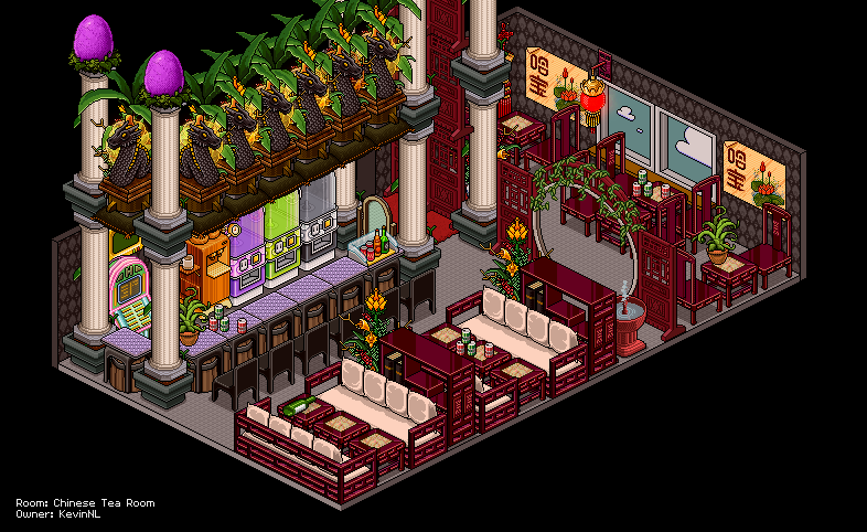 Chinese Tea Room competition WINNERS! - Habbo Hotel:Origins
