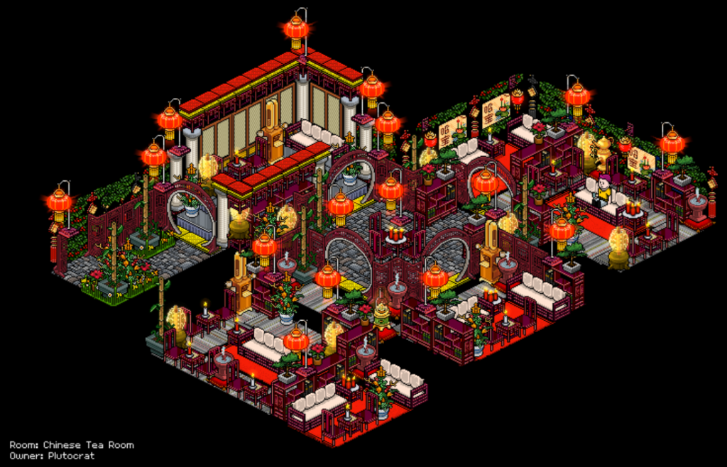 Chinese Tea Room competition WINNERS! - Habbo Hotel:Origins