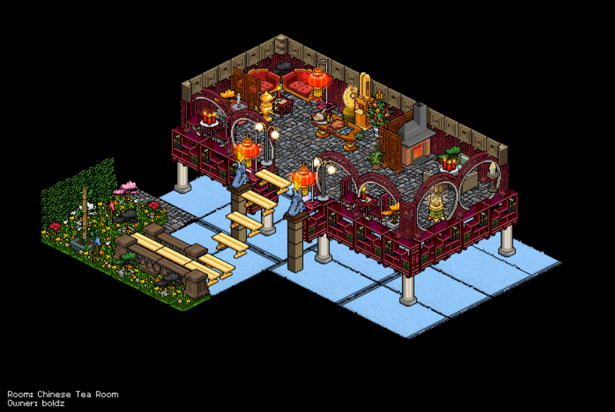 Chinese Tea Room competition WINNERS! - Habbo Hotel:Origins