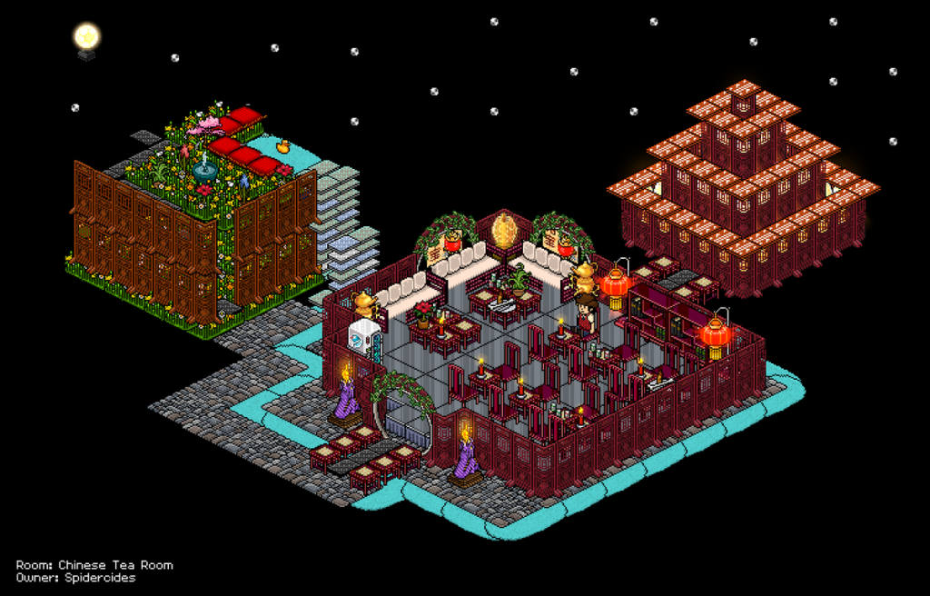 Chinese Tea Room competition WINNERS! - Habbo Hotel:Origins
