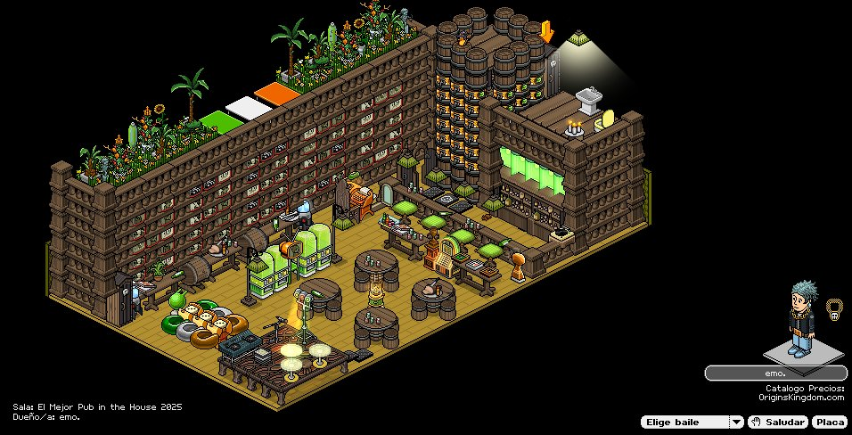 GANADORES DE CONSTRUYE UN PUB EN ORIGINS - Habbo Hotel:Origins